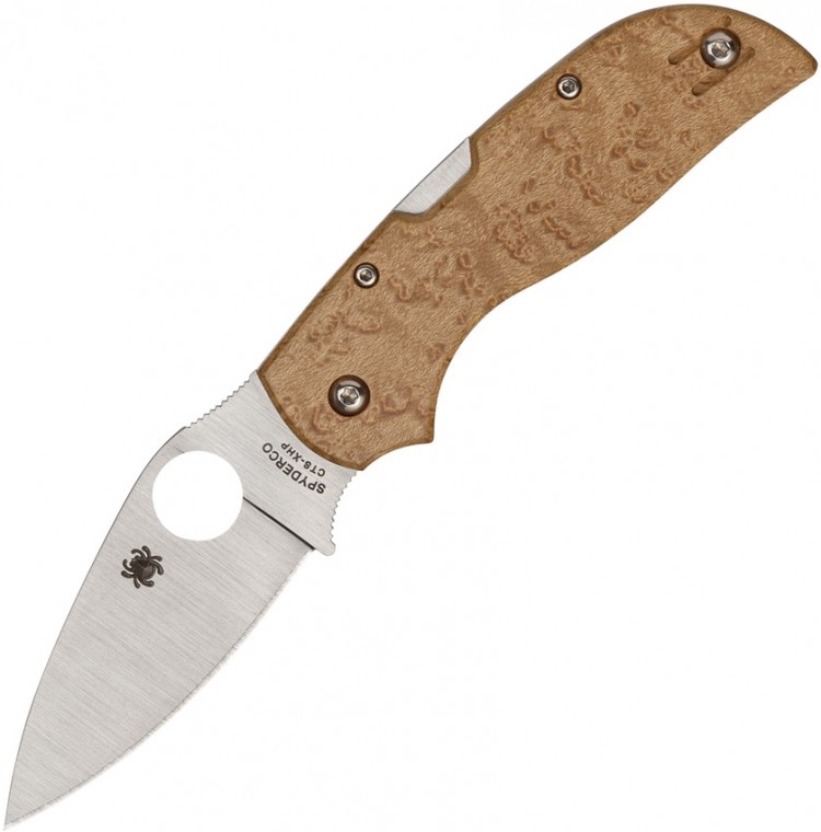 Spyderco Chaparral folding birdseye maple C152WDP | Salvos