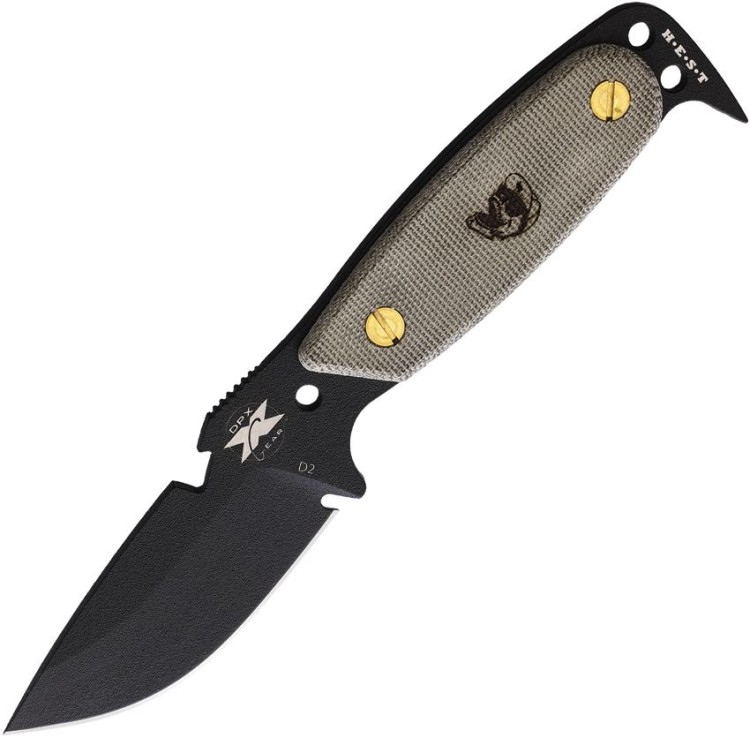 DPx Gear HEST Original Fixed Blade,black powder | Salvos