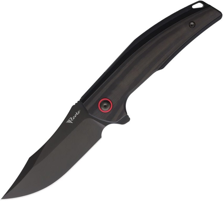 Reate Knives Jack Jr | Black/Red | CPM S30V | Salvos