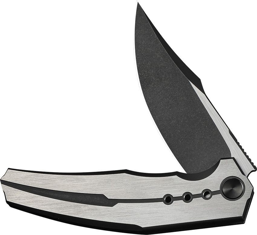 WE Knife Kyklos | M390 | Satin & Black Titanium Black Stonewashed | Salvos