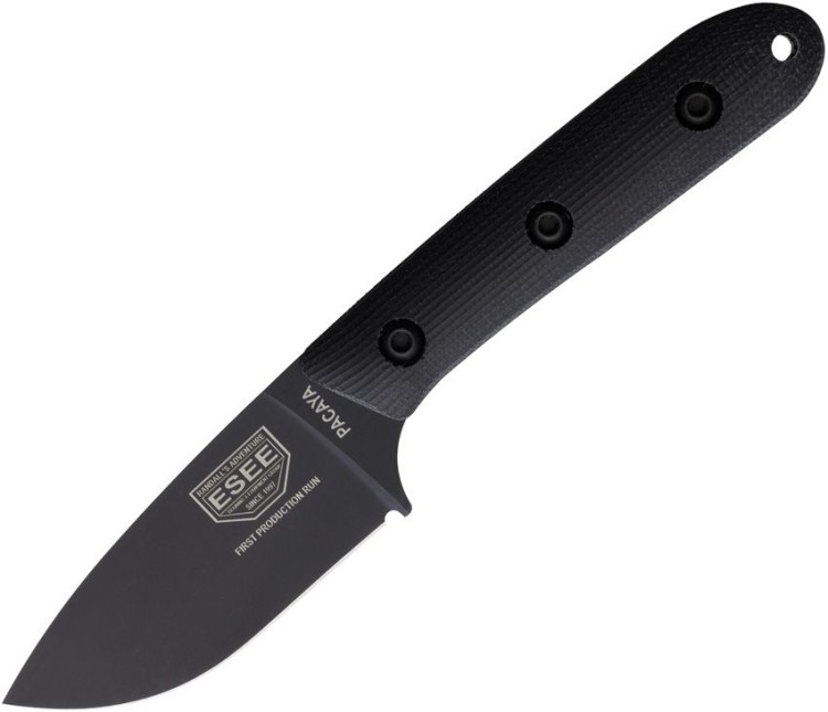 ESEE Pacaya | Fixed Blade Black | Salvos